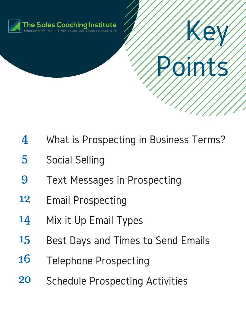 5 Step Process to Prospecting - salescoach