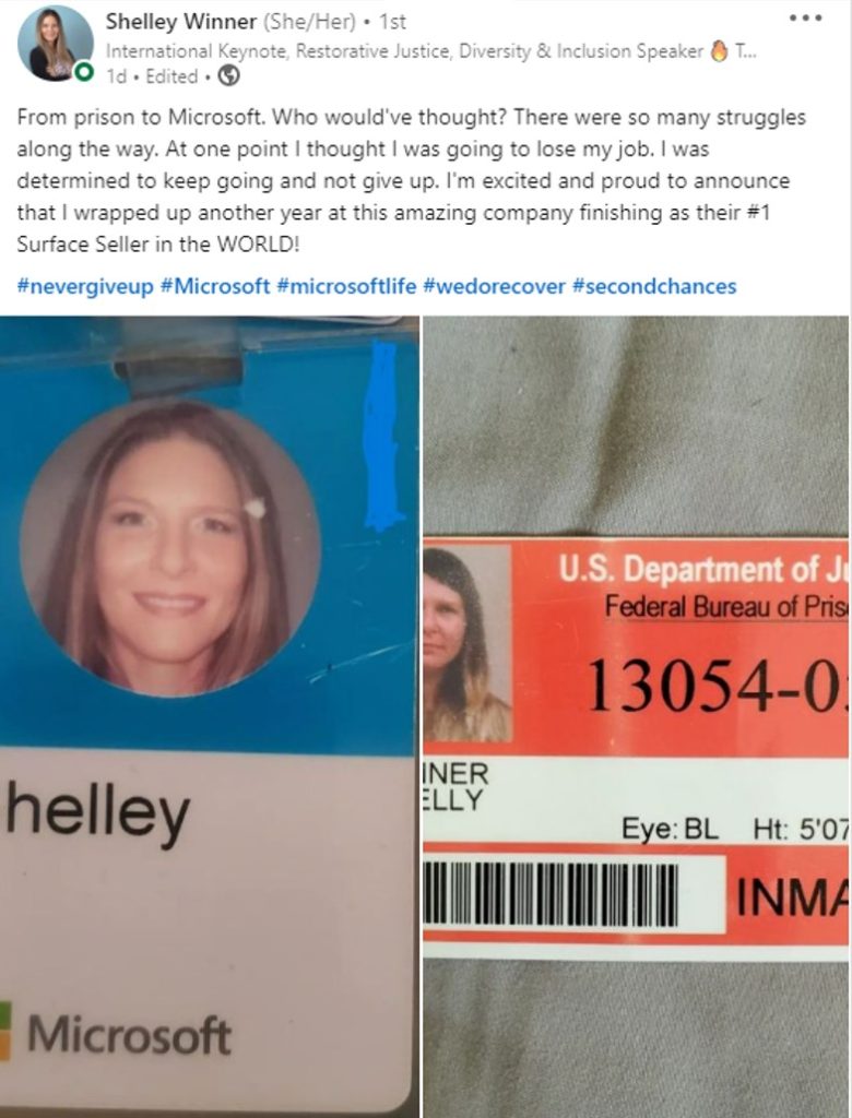 From Prison to No. 1 in the World: The Shelley Winner Story - salescoach